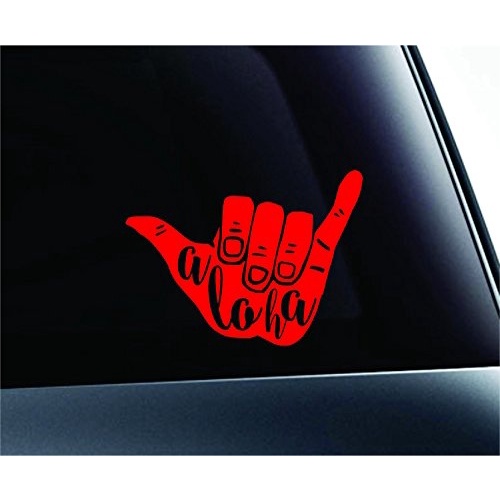 Shaka Aloha Hand Gesture Hawaii Hang Loose Computer Laptop Symbol Decal ...