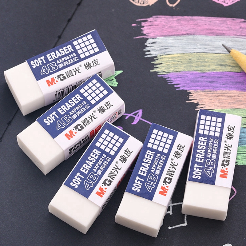 M&G Stationery Office Eraser 4B Without Trace Drawing Child Student ...