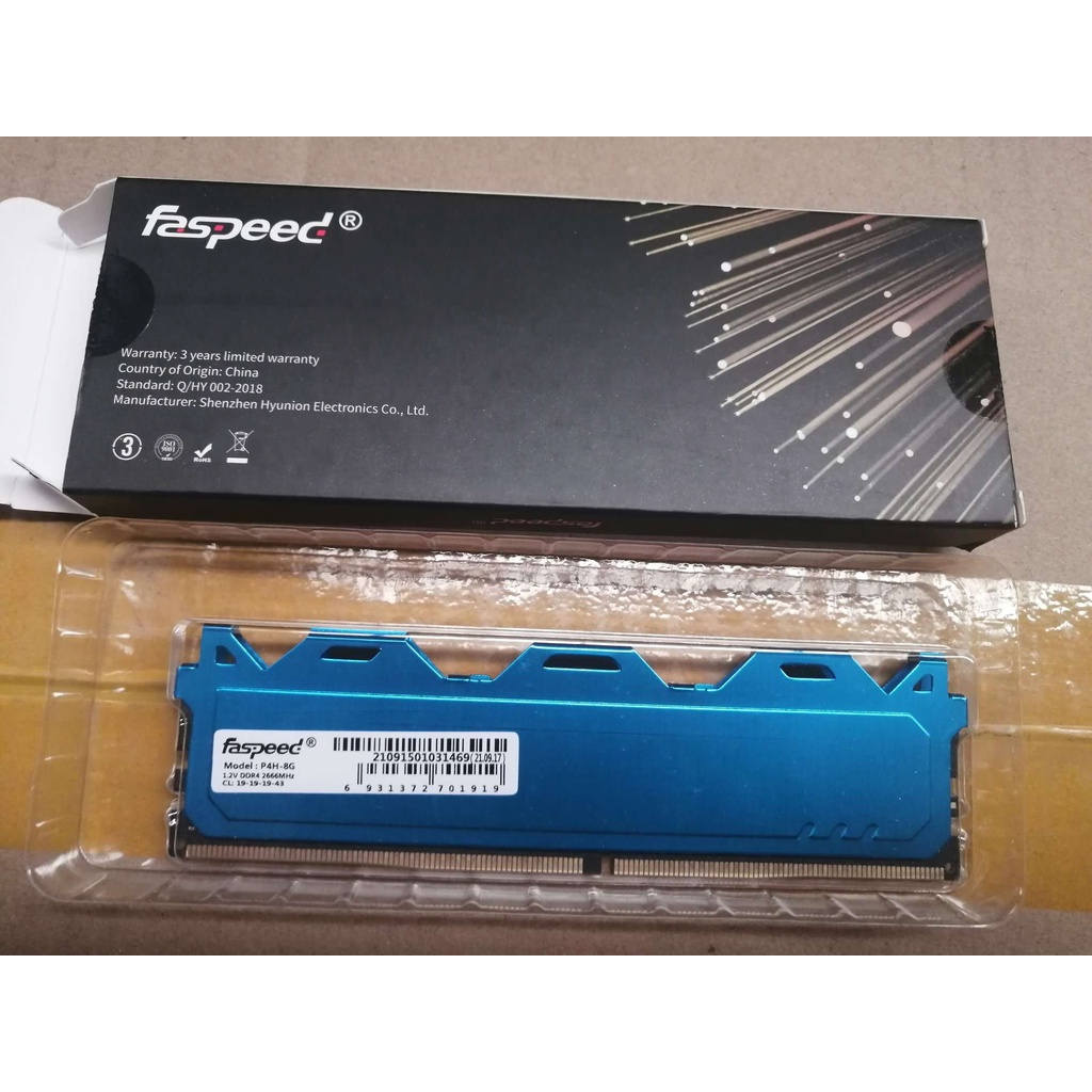 Faspeed Ddr4 8Gb 2666Mhz Desktop Ram With Heatshield | Shopee Philippines