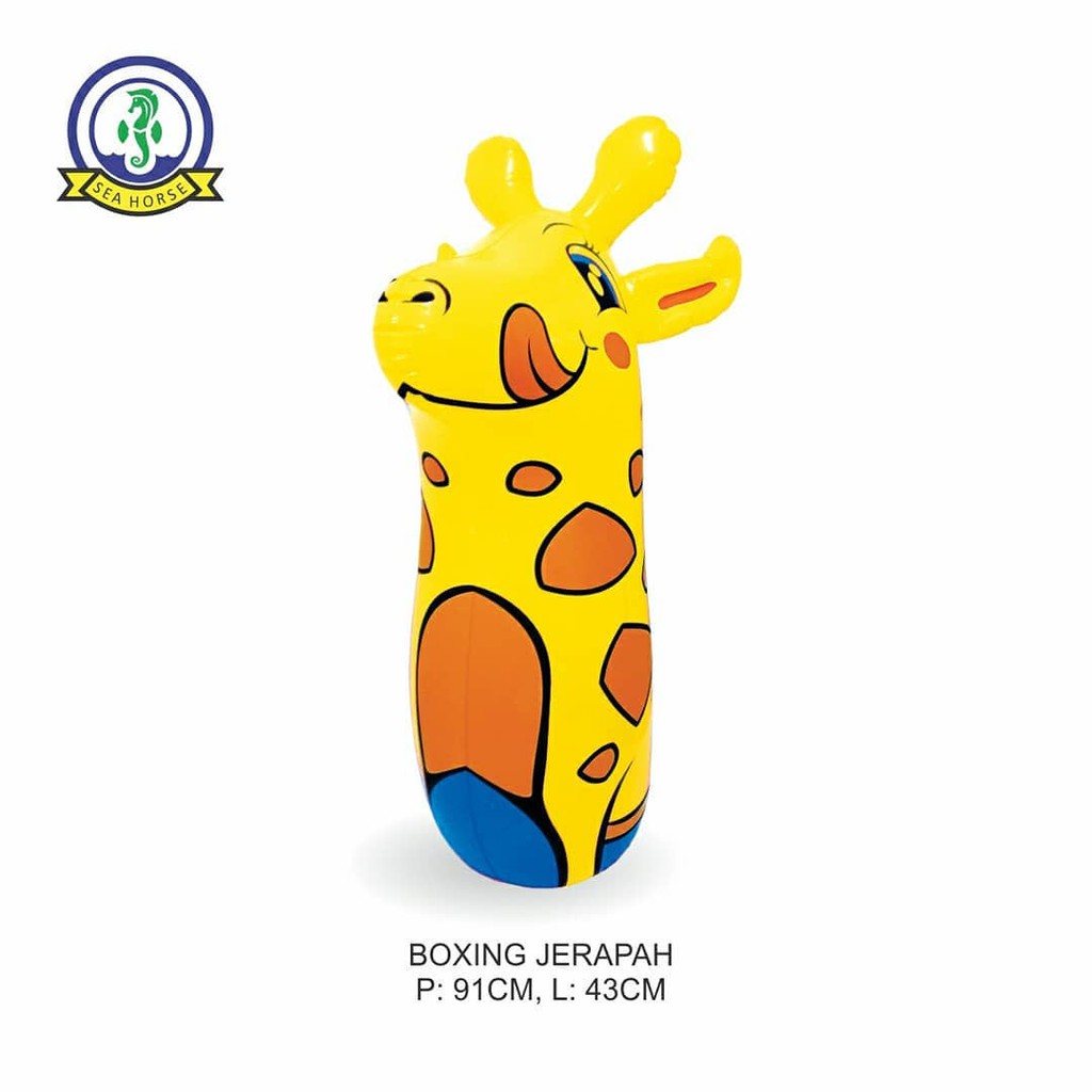 Sea Horse Boxing Balloons Boxing Children's Toys Giraffe Character ...