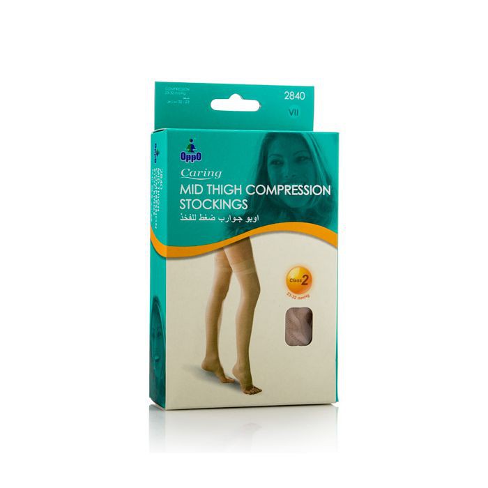 OPPO CARING THIGH-HIGH COMPRESSION STOCKINGS | Shopee Philippines