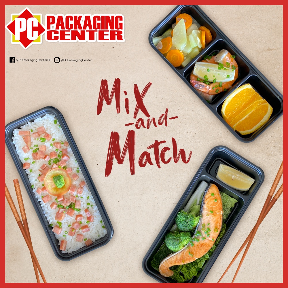 Mix and Match Microwavable Tray (1/2/3) Division, High Quality! COD ...