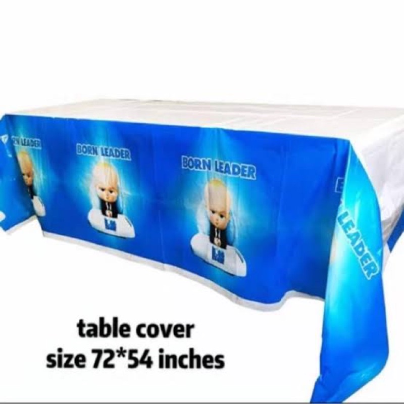Boss Baby Table Cover By 1piece Disposable Tableware Boss Baby Theme ...
