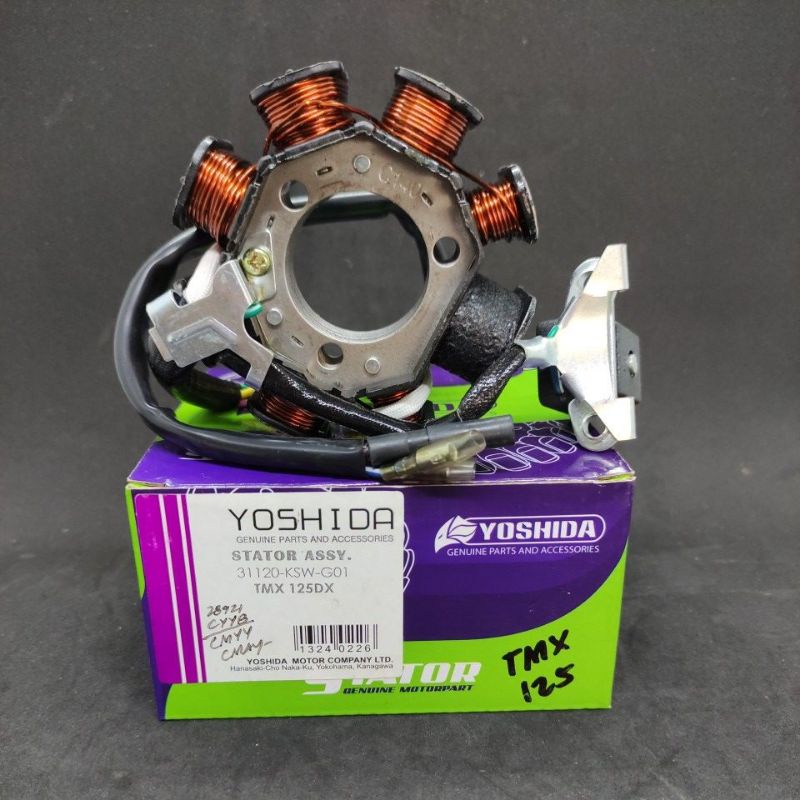 Honda TMX125 ALPHA Stator Coil Assembly ORIGINAL JAPAN | Shopee Philippines