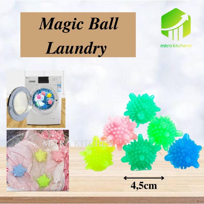 MESIN Rubber Ball Washing Machine Washing Laundry Ball Clothes Cleaning ...