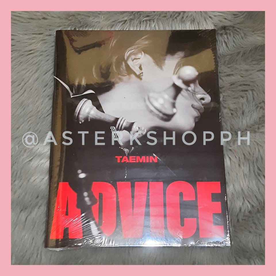 SHINEE Taemin Advice - Mini Album Vol.3, Photobook, K-Pop | Shopee ...