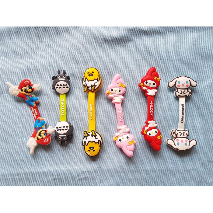 Totoro Cable Clip, Mario Bross, Gudetama, Melody | Shopee Philippines