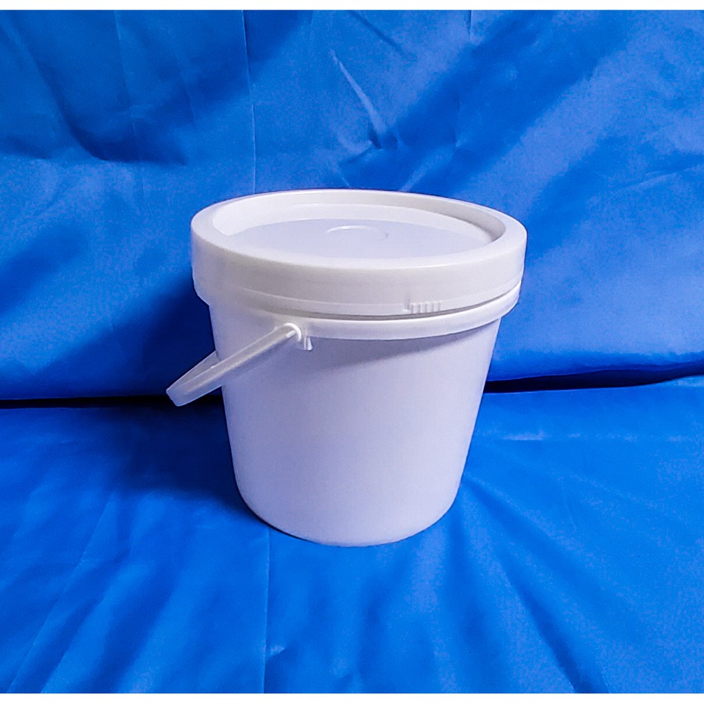 PB8798 Heavy Duty Wide Mouth White Pail with Tamper Proof Seal Lid 1 ...