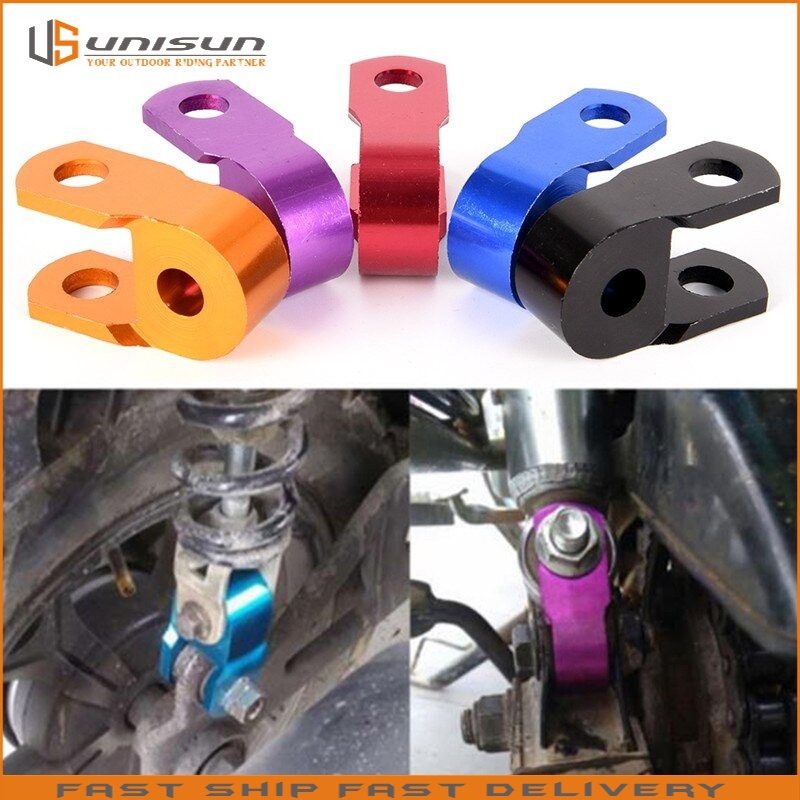 1Pair/2Pcs Universal Aluminum alloy Motorcycle Shock Absorber Height ...