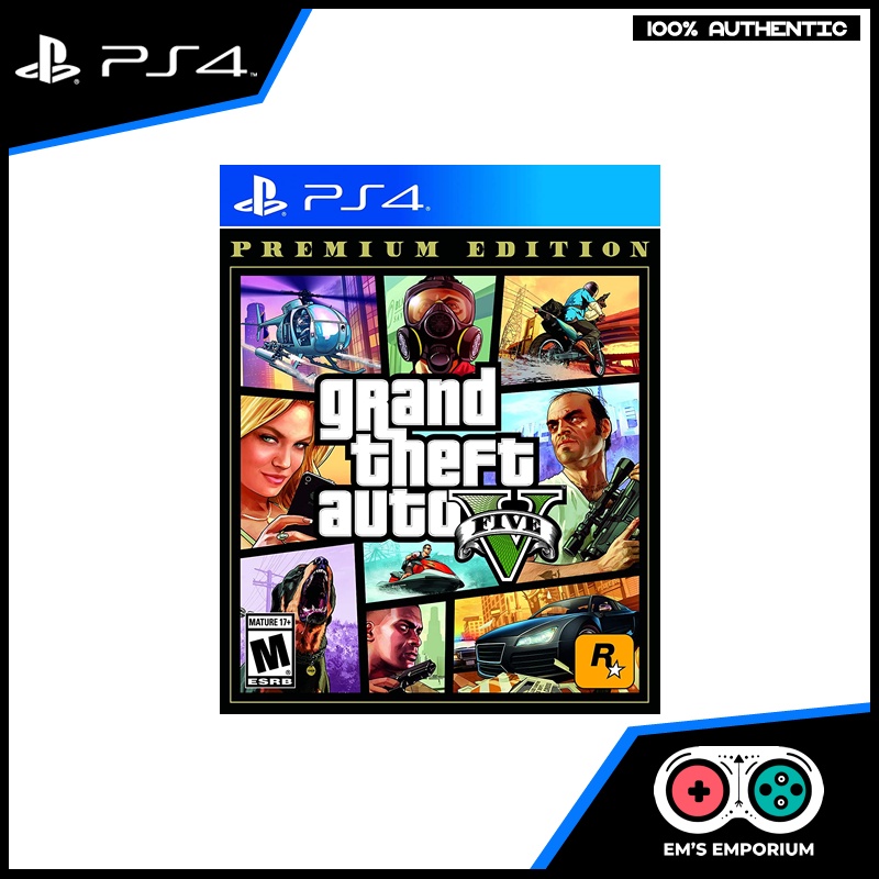 PS4 Games Grand Theft Auto V Premium Edition GTA V GTA 5 (R1) | Shopee ...