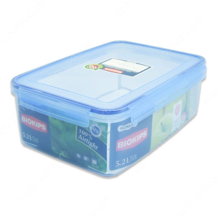 Komax BIOKIPS RECTANGULAR TALL FOOD CONTAINER 5.2 LTR | Shopee Philippines