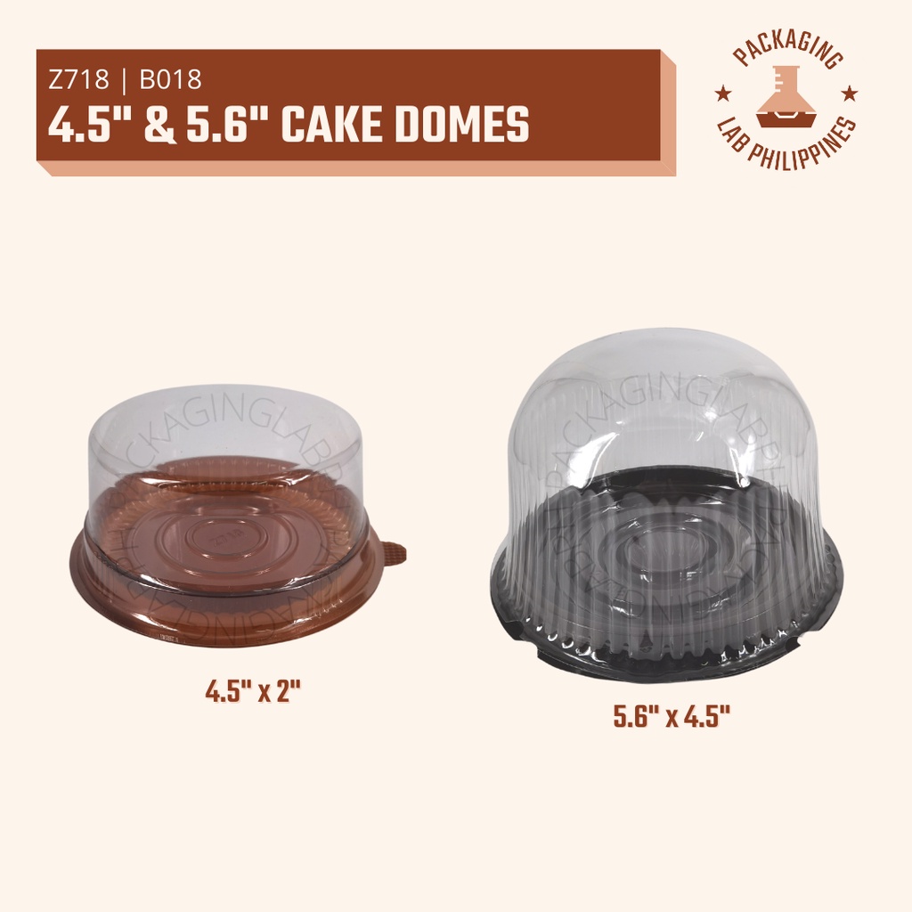 [10pcs] 4.5" & 5.6" Cake Domes for Cakes and Pastries | Shopee Philippines