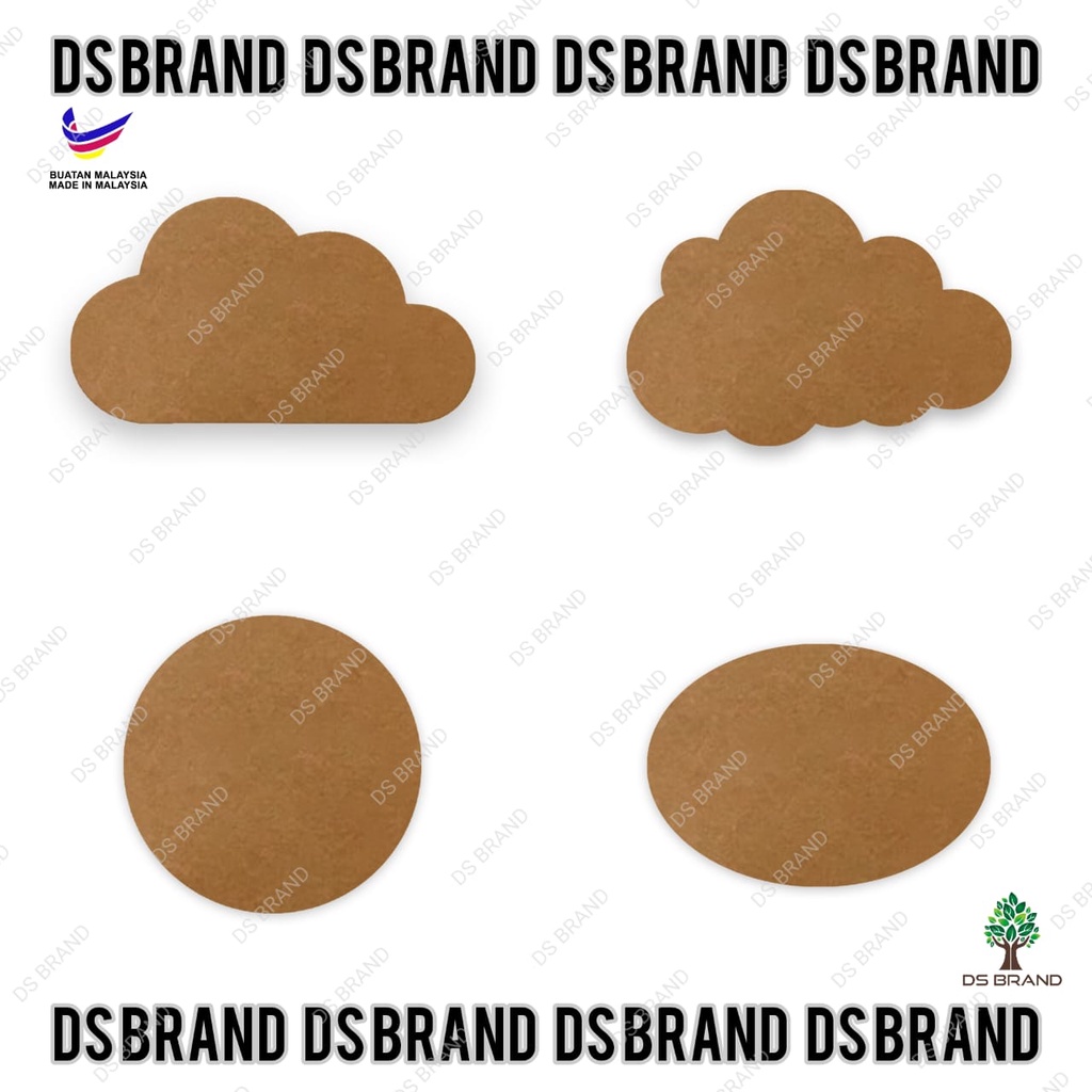 Cloud / Awan Colors A2 Size Acrylic Blank Board/ Wedding/ Welcome Board ...