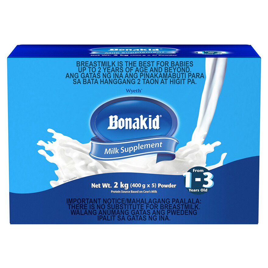 BONAKID Stage 3 Powdered Milk Drink For Children 1 to 3 Years Old Bag ...