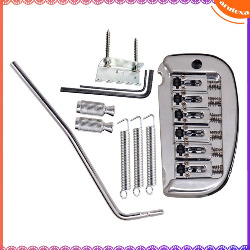Set Roller Saddle Tremolo Bridge System For Electric Guitar | Shopee ...