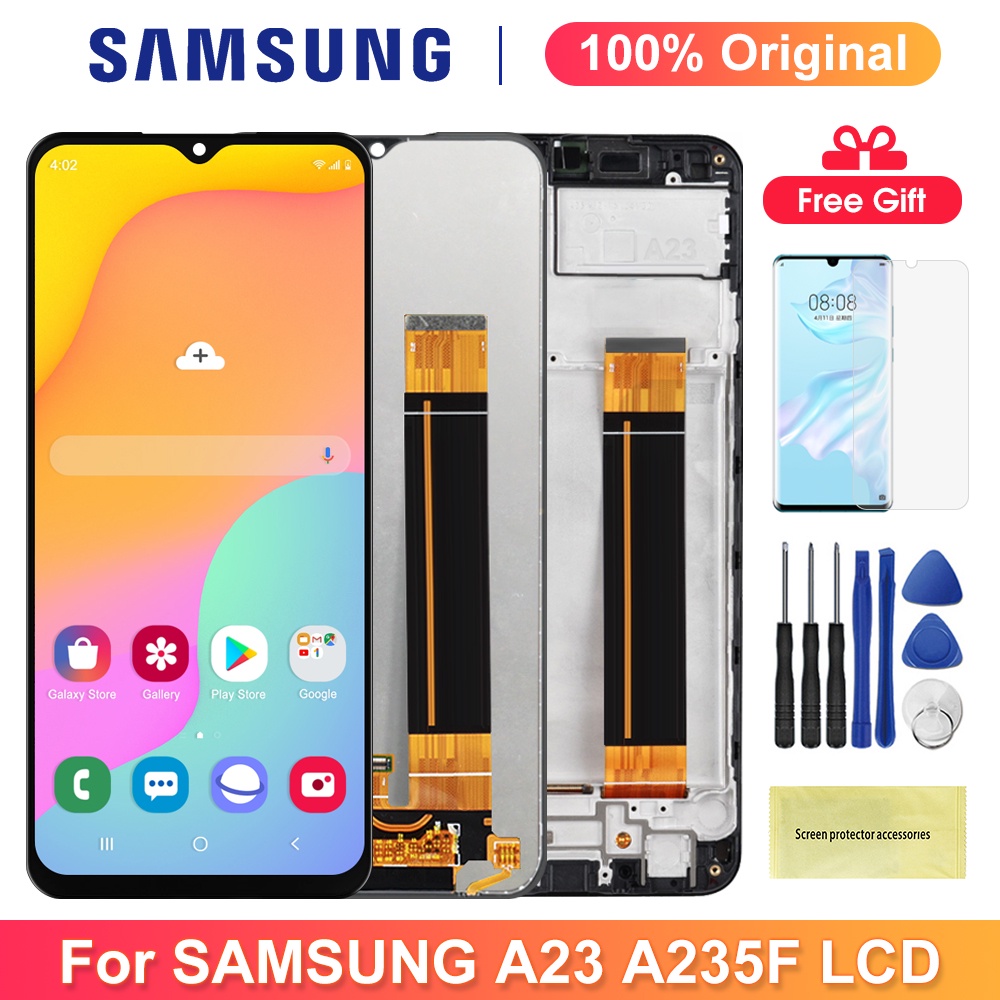 For Samsung Galaxy A23 LCD A235 A235F 235F/DS Display Glass Touch Screen with Frame Digitizer ...