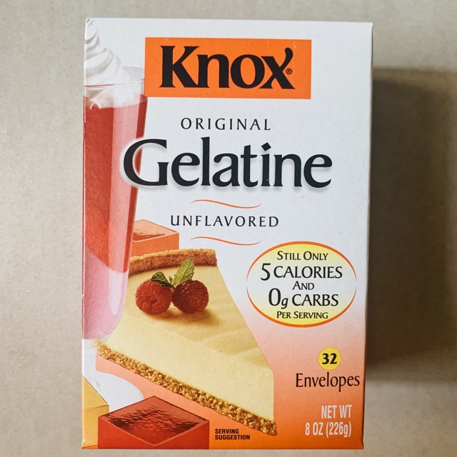 Knox Original Unflavored Gelatin - (Box of 32) keto approved | Shopee ...