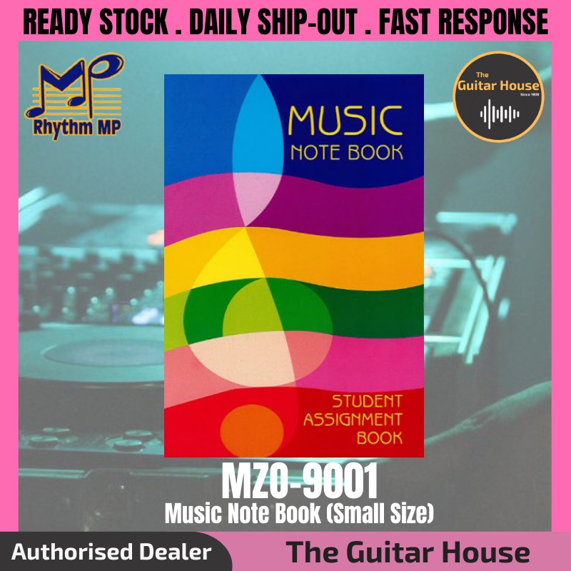 Rhythm Mp MZO-9001 Music Note Book (Small Size) (MZO9001) | Shopee ...