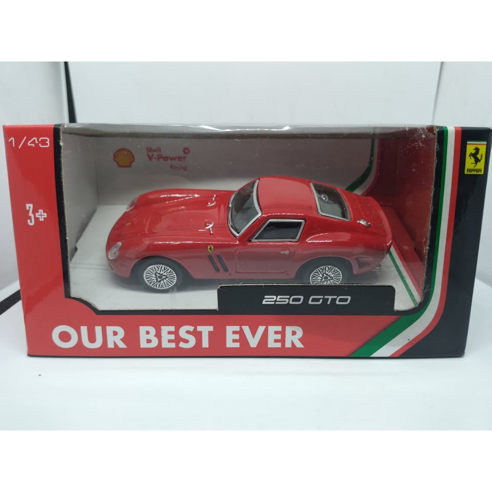 Bburago 1/43 Ferrari 250 GTO (From Shell Promo) | Shopee Philippines