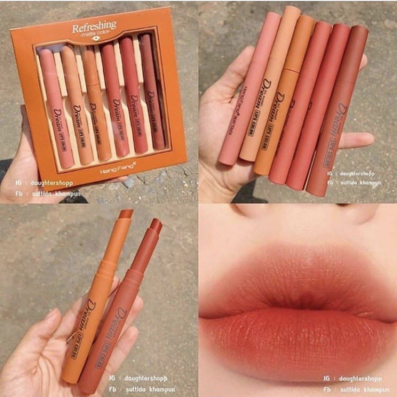 J&r Original Lipstick Refreshing Dream Matte Color (set) | Shopee ...