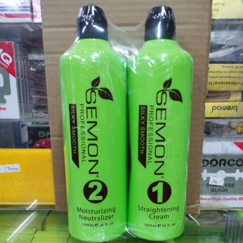 Semon Professional Silky Smooth Rebonding 1000ml | Shopee Philippines