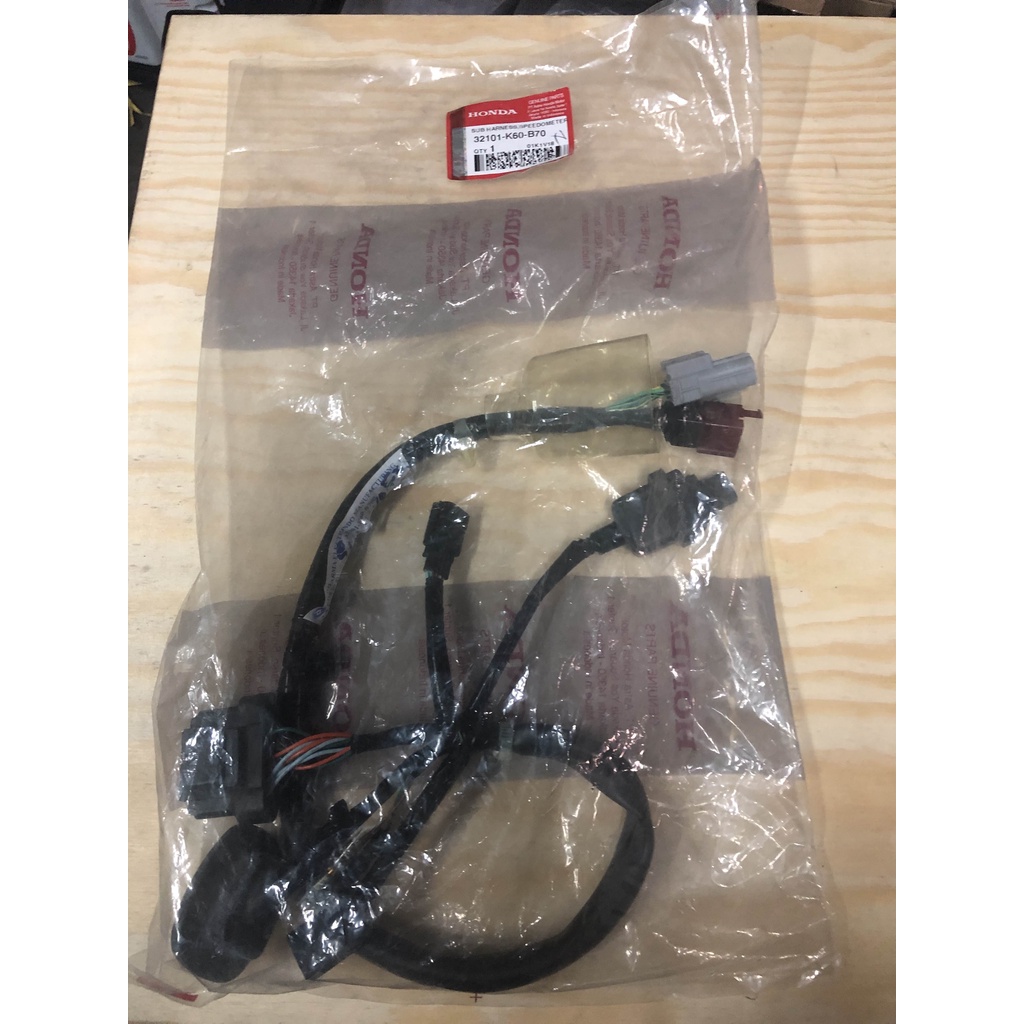 Honda Genuine Wire Sub Harness Speedometer 32101K60B70 for Click 125 V2 ...