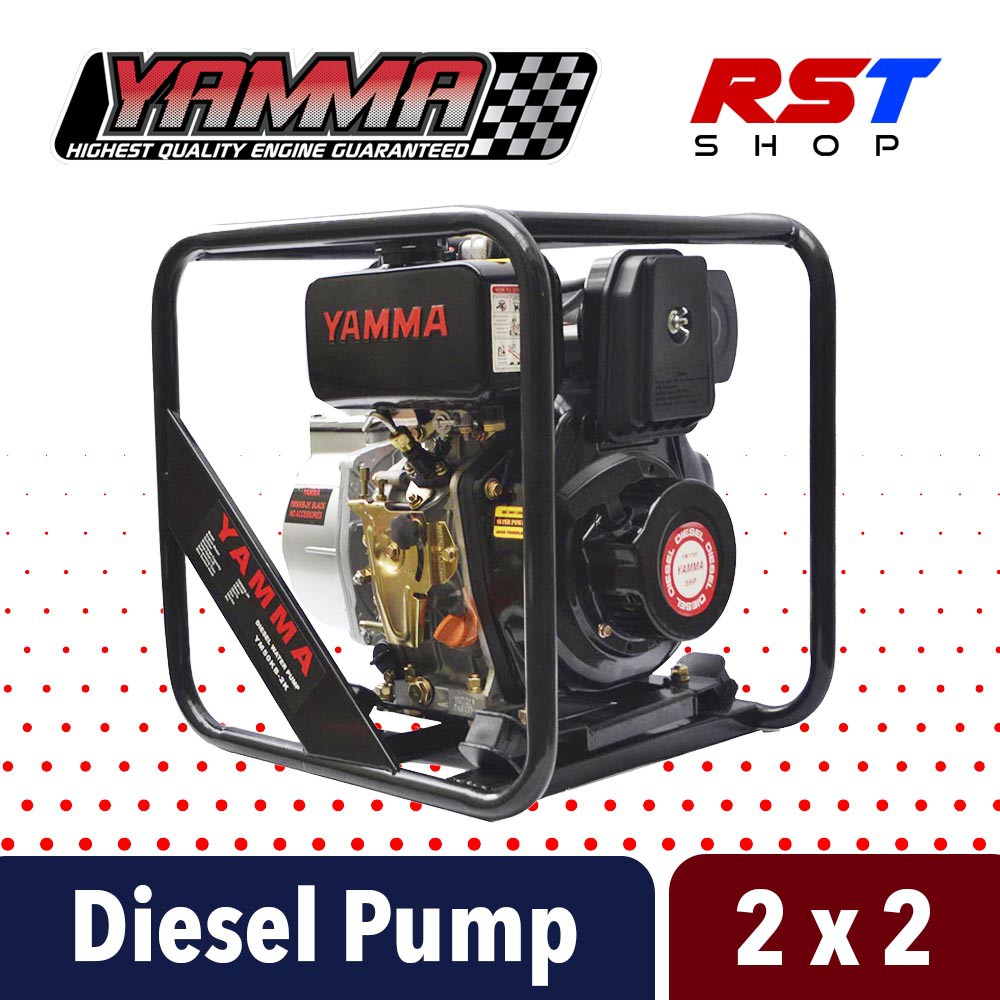 YAMMA 2x2 inch Diesel Engine Water Pump with Strainer and Union Set ...