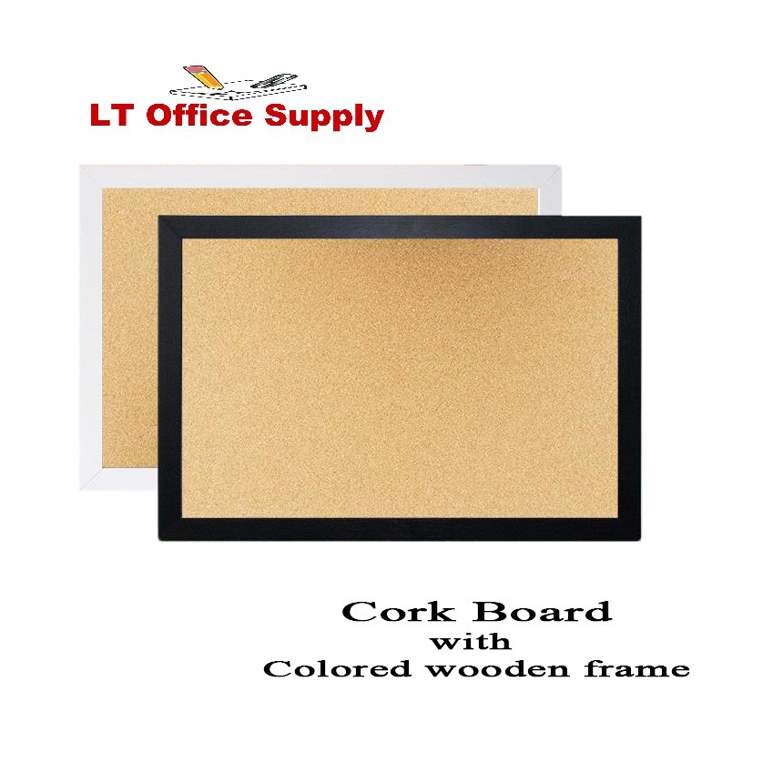 Cork board colored Boarder frame 40x60cm | Shopee Philippines