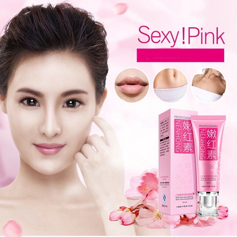 Cherry Pink Skin Bleaching Whitening Cream for Body Private Parts Lips ...