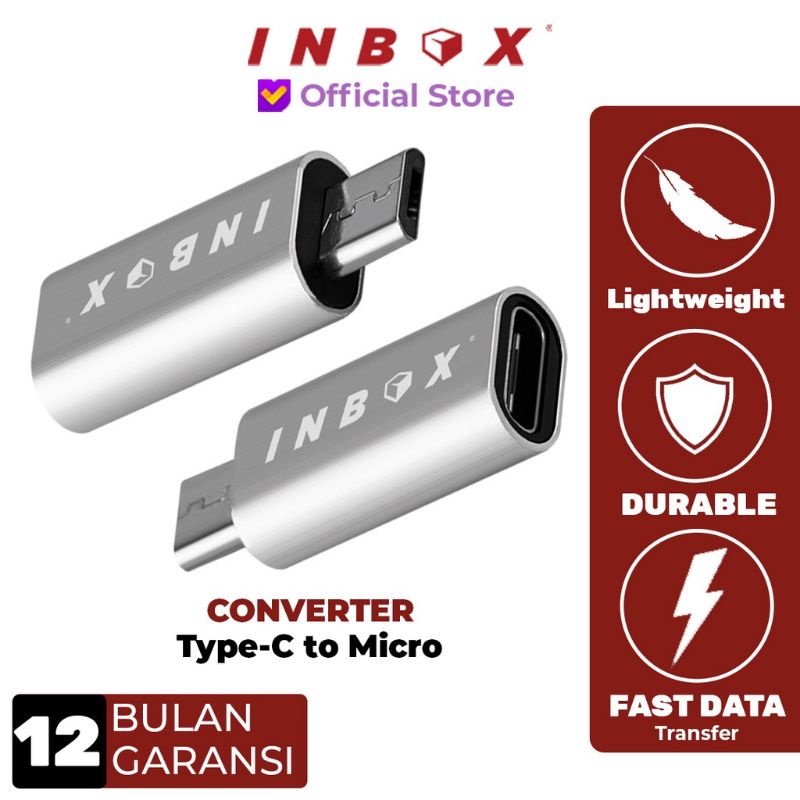 Inbox Type-C To Micro USB Converter | Shopee Philippines