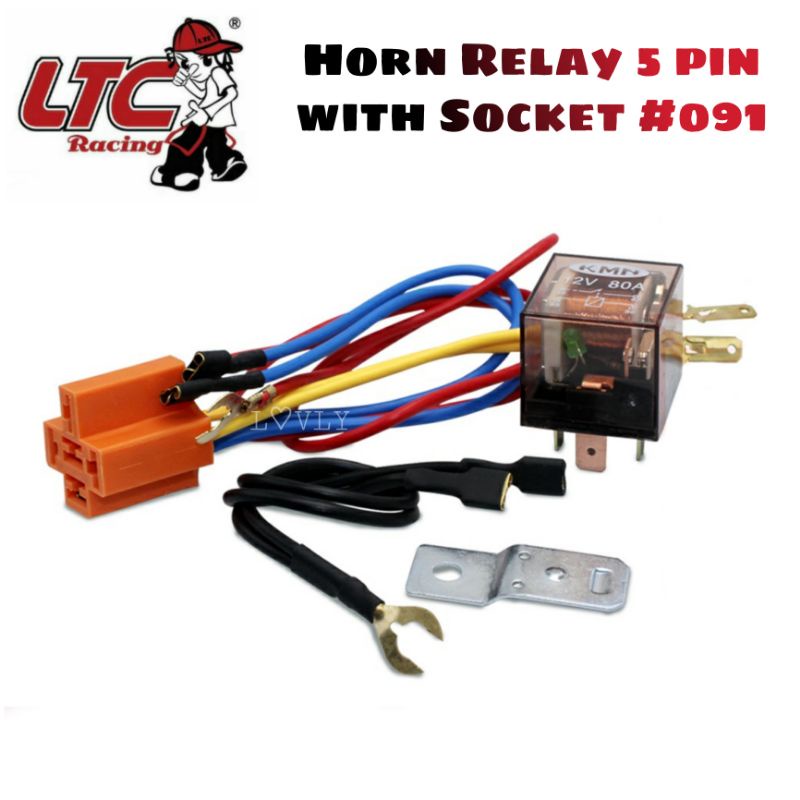 MOTORCYCLE HORN RELAY WITH SOCKET #091 | Shopee Philippines