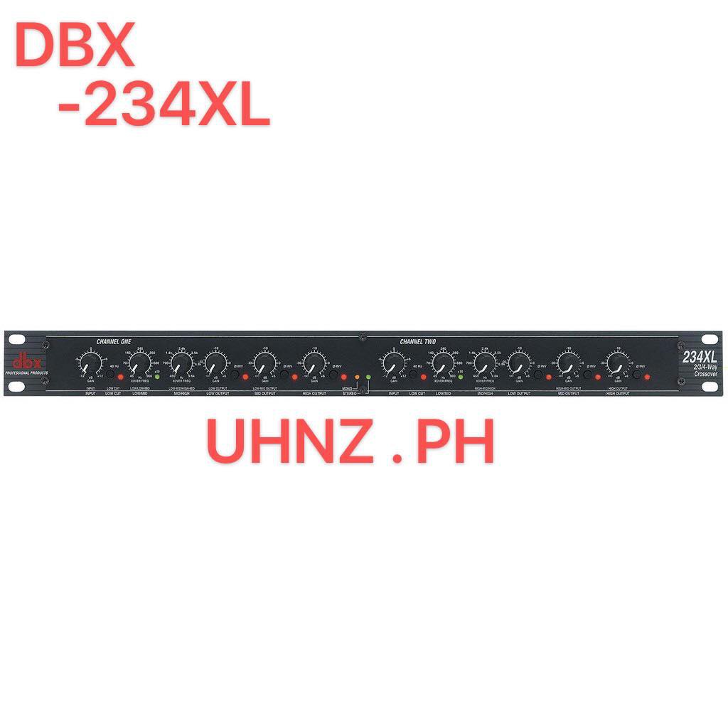 234/234XL Stereo 2 way/3 way / 4way Crossover Equalizer (black) | Shopee Philippines