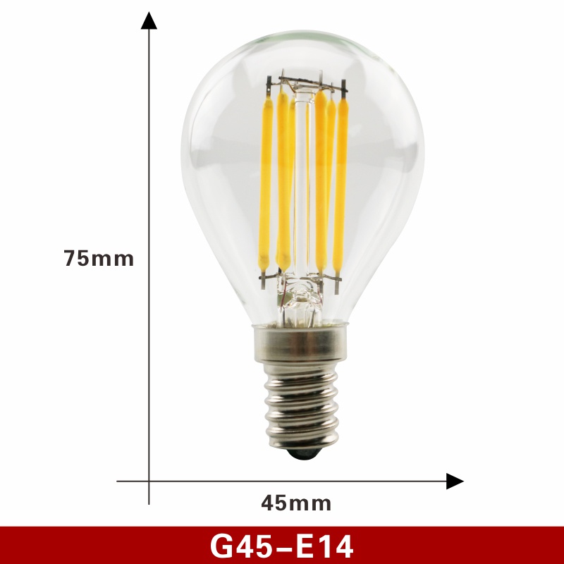 Got Liang 4W 6W E27 E14 220V Retro Edison LED Filament Bulb Lamp C35 ...