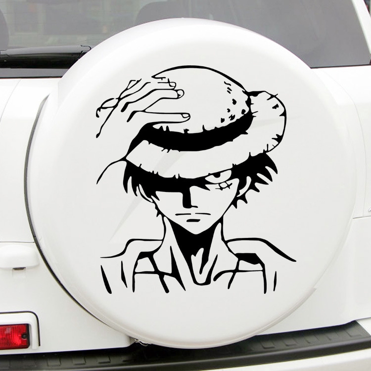 【So Cool!】One Piece Luffy Car Stickers Decals Waterproof Whole Car Body ...