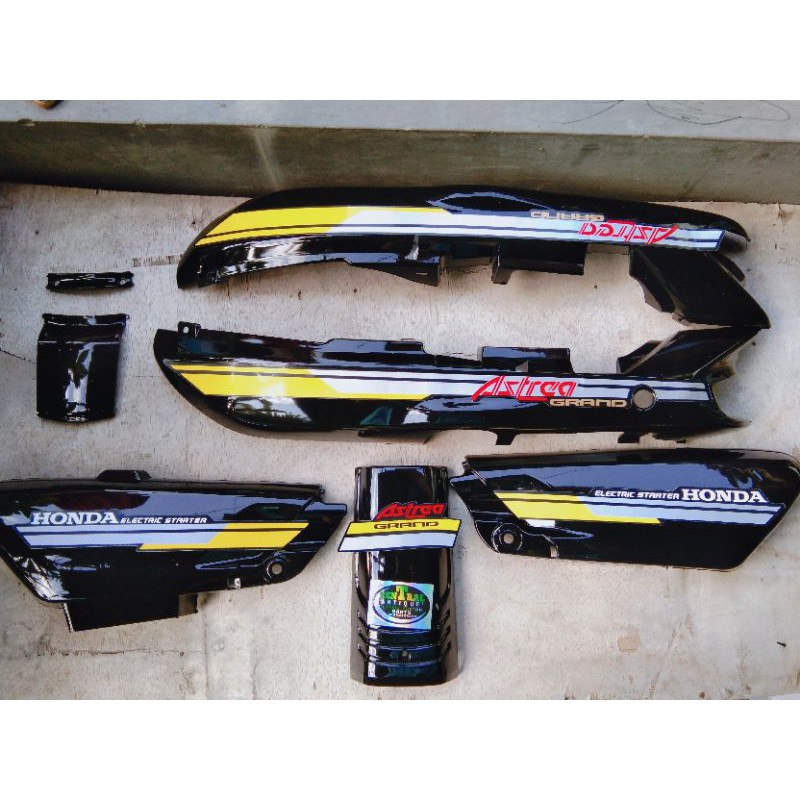 Honda astrea grand sabit Legend body package with yellow and silver ...