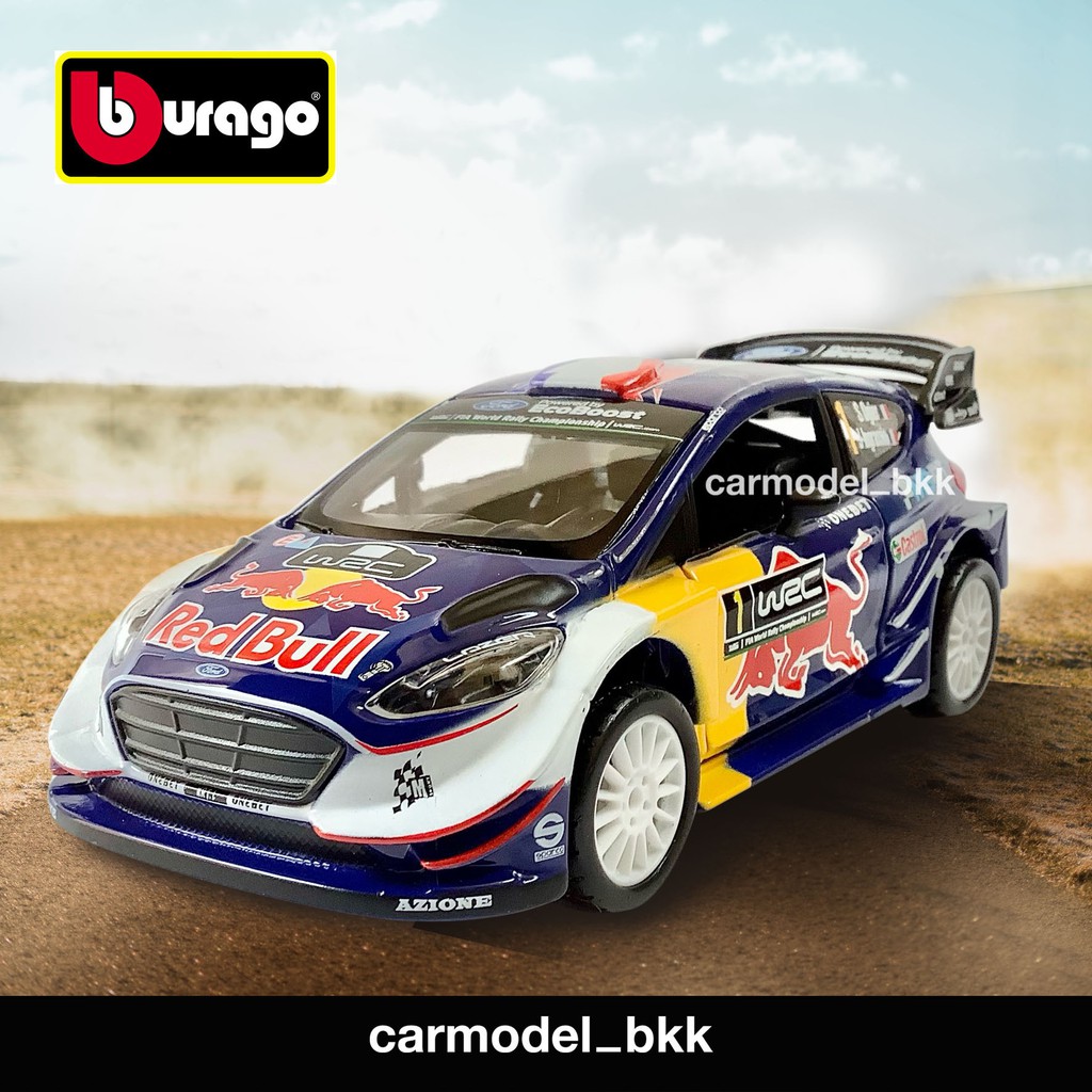 2017 M-Sports Ford Fiesta WRC Model RedBull Brand Bburago Scale 1:32 ...