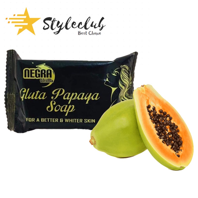 Styleclub AUTHENTIC NEGRA ULTIMA GLUTA PAPAYA SOAP (70g) | Shopee ...
