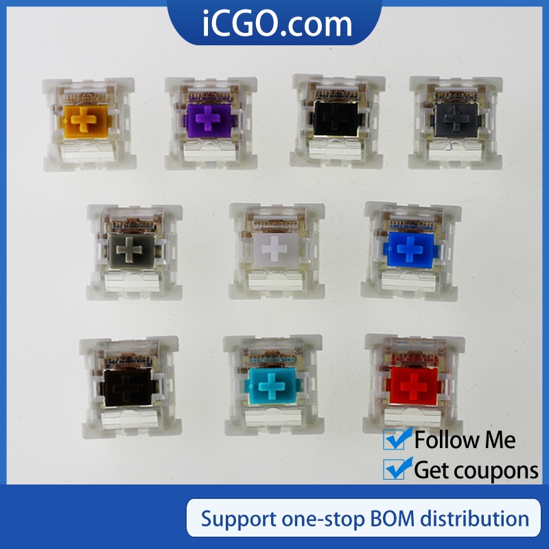 Outemu Switches mechanical keyboard black key switch for CIY Sockets ...