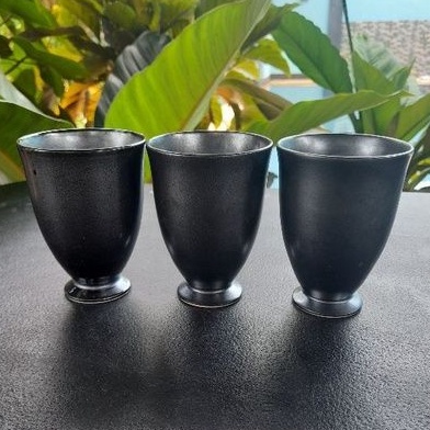 Japan Brand Stoneware Ceramic Glass Set (3pcs) | Shopee Philippines