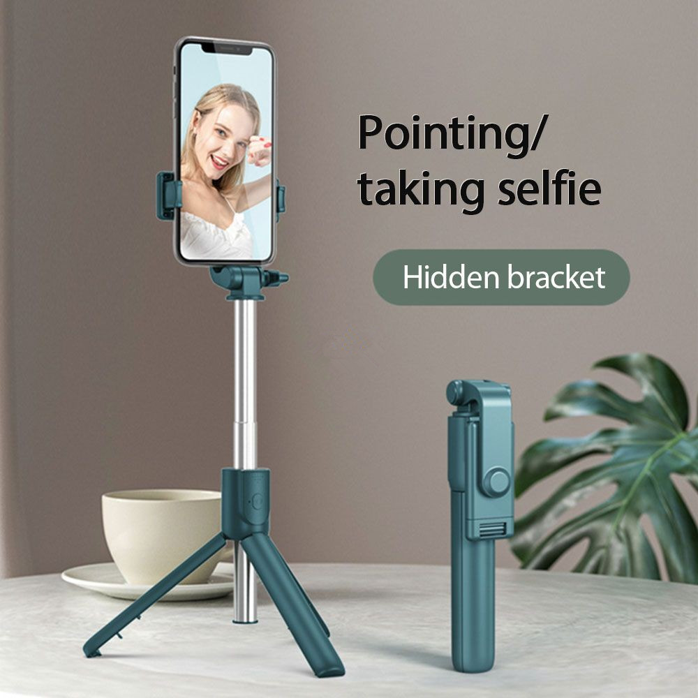 Bluetooth Selfie Stick Wireless Remote Control All-in-one Telescopic ...
