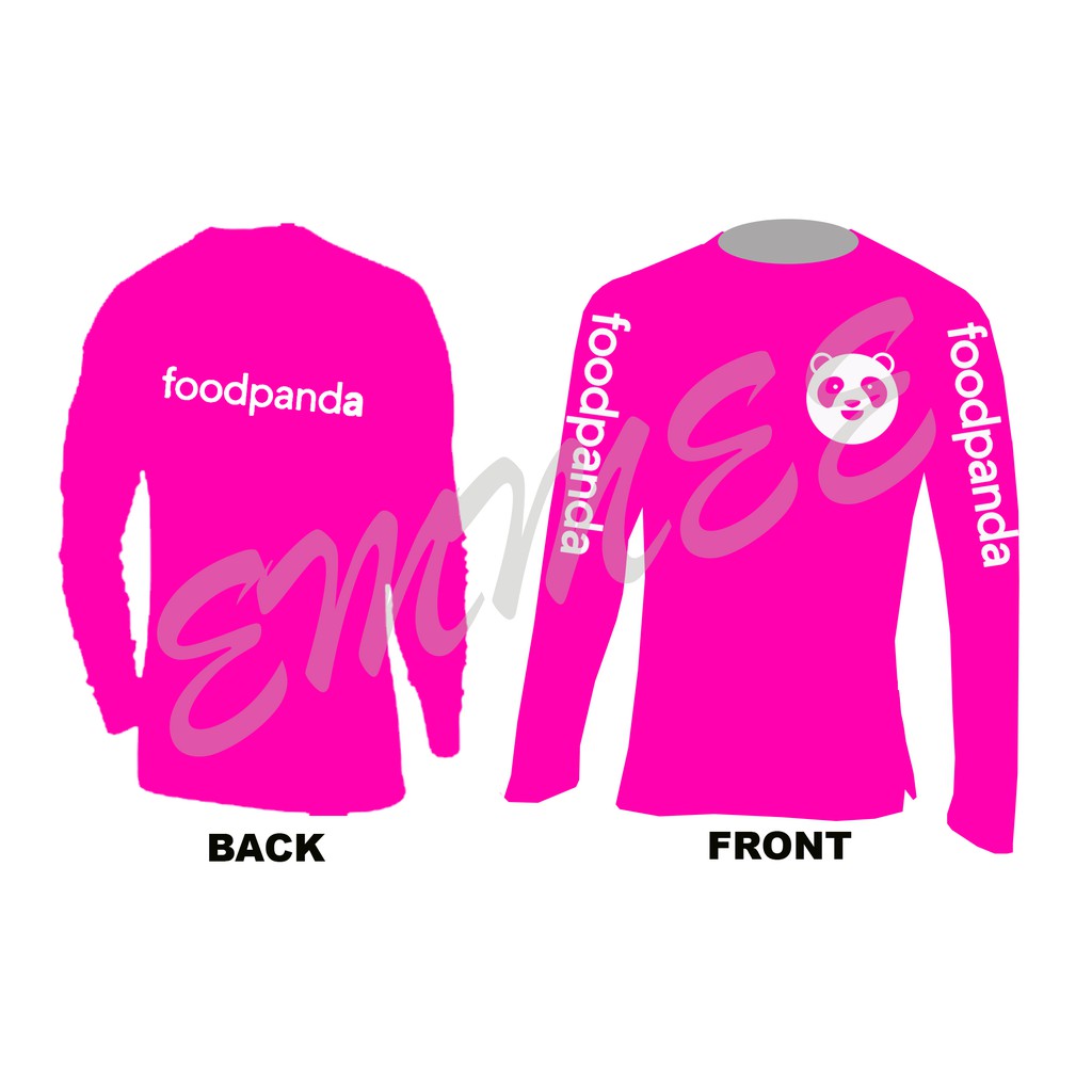 Foodpanda Long Sleeve Drifit XS to 5XL shirt | Shopee Philippines