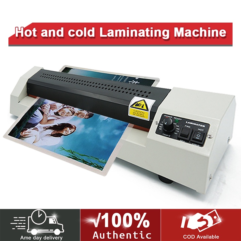 A3 A4 Laminator Machine Hot Cold Reverse 220v Heavy Duty Laminating