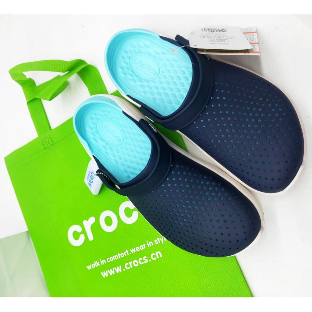Crocs LiteRide Slip Ons Unisex for man and woman sandals with ECO Bag ...