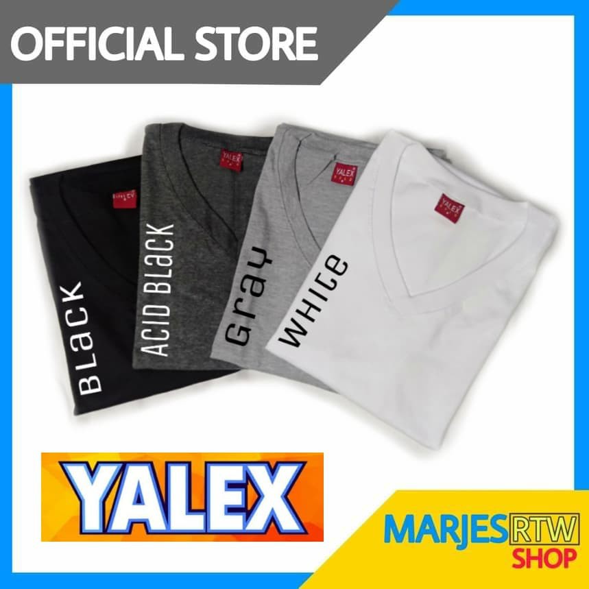 YALEX Plain T-shirt V neck (ON-HAND)#01 | Shopee Philippines