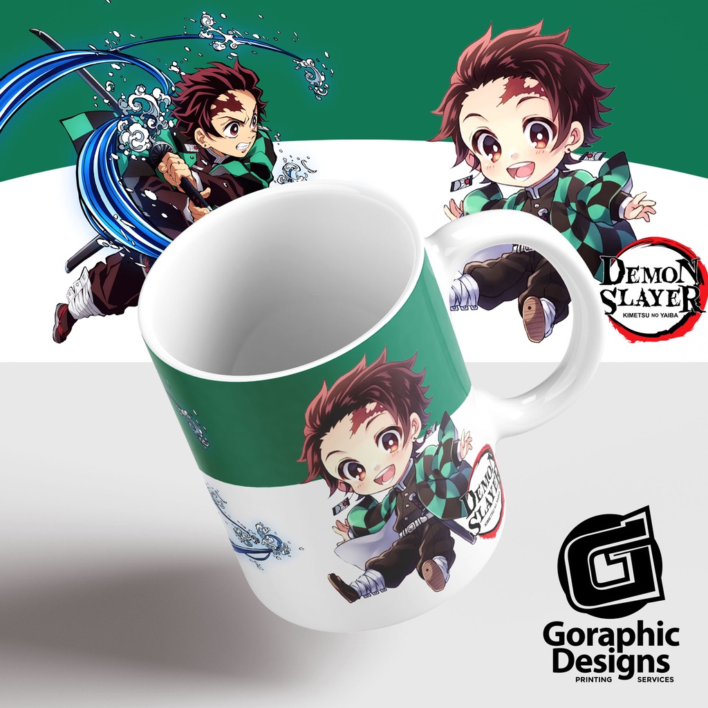 Tanjiro Kamado Mug - Anime Mugs - Demon Slayer - Gift Mug - Custom ...