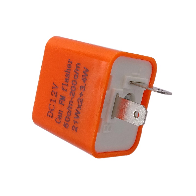 Universal 2 Pin Led Flasher Relay Motorcycle Switch Flasher Turn Signal ...