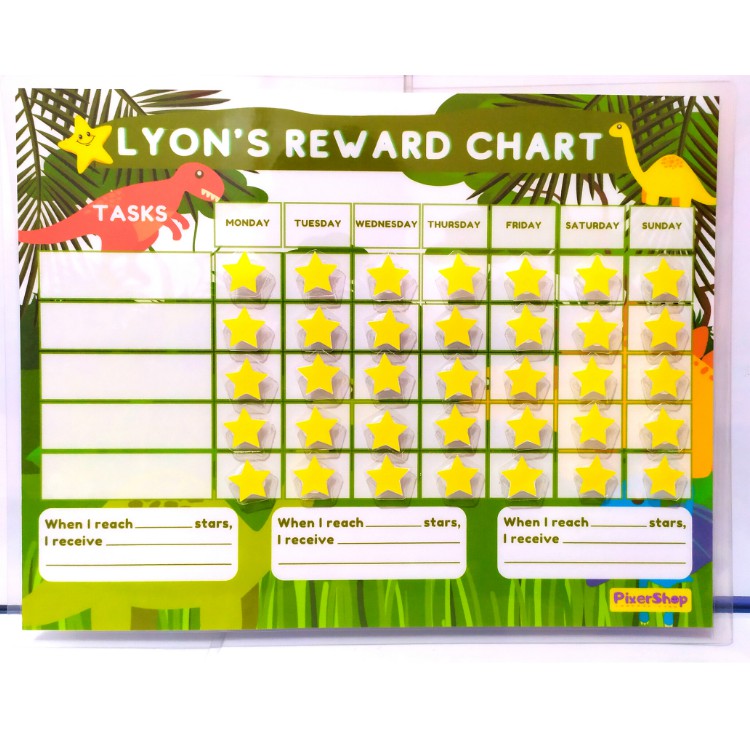 Reward Chart Set | Personalized Laminated A4 Size | Shopee Philippines