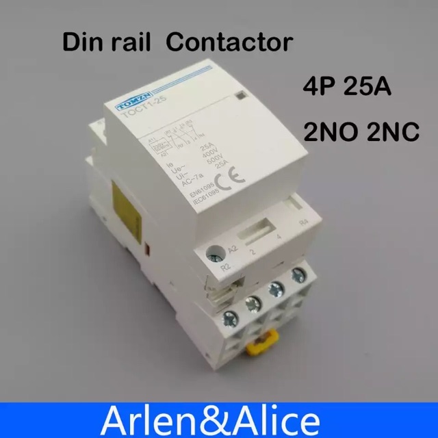 TOCT1 4P 25A 220V 2NO 2NC 4NO 4NC Contactor | Shopee Philippines