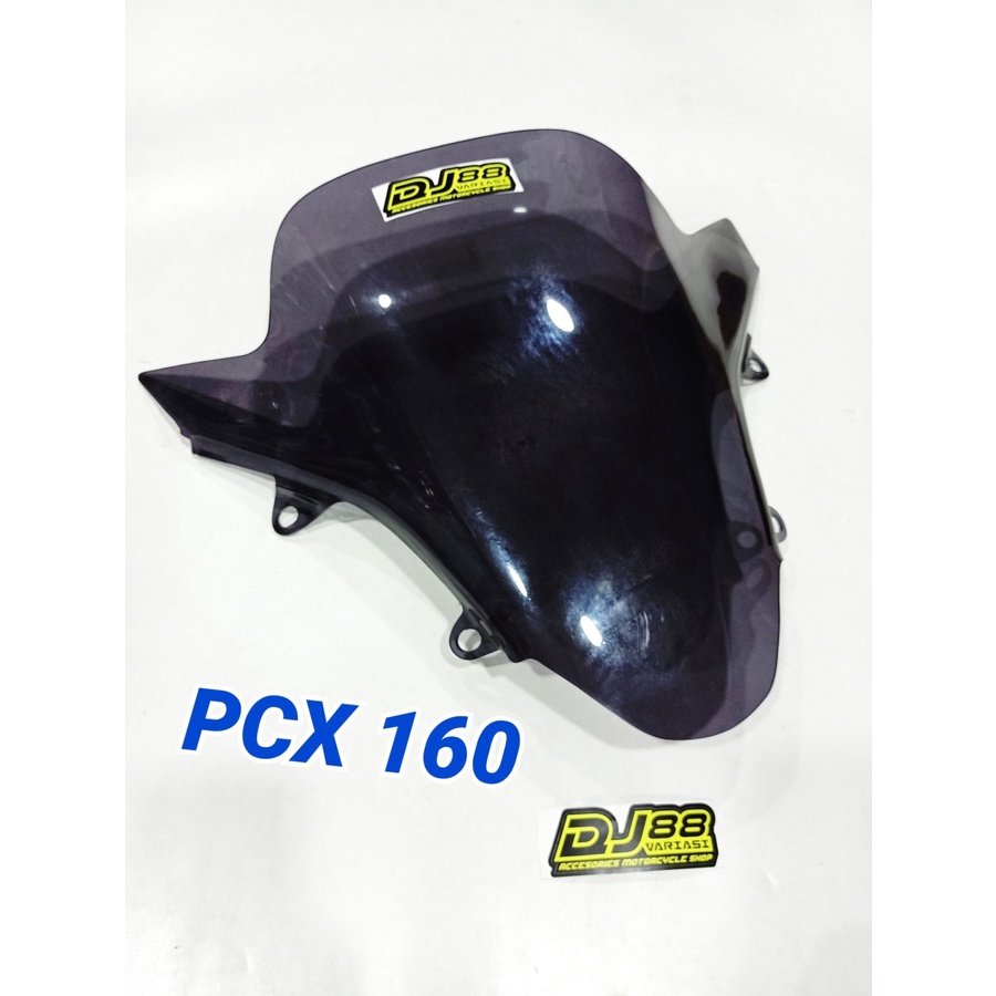 Windshield PCX 160 SMOKE jenong visor PCX160 Windshield shield | Shopee ...