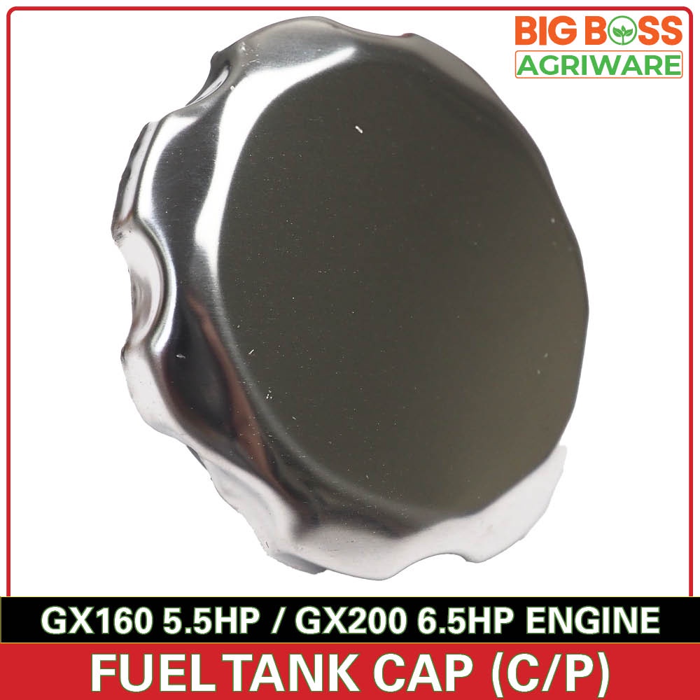 BBA Fuel Tank Cap Chrome for GX160 5.5HP, GX200 6.5HP 4 Stroke Gasoline ...